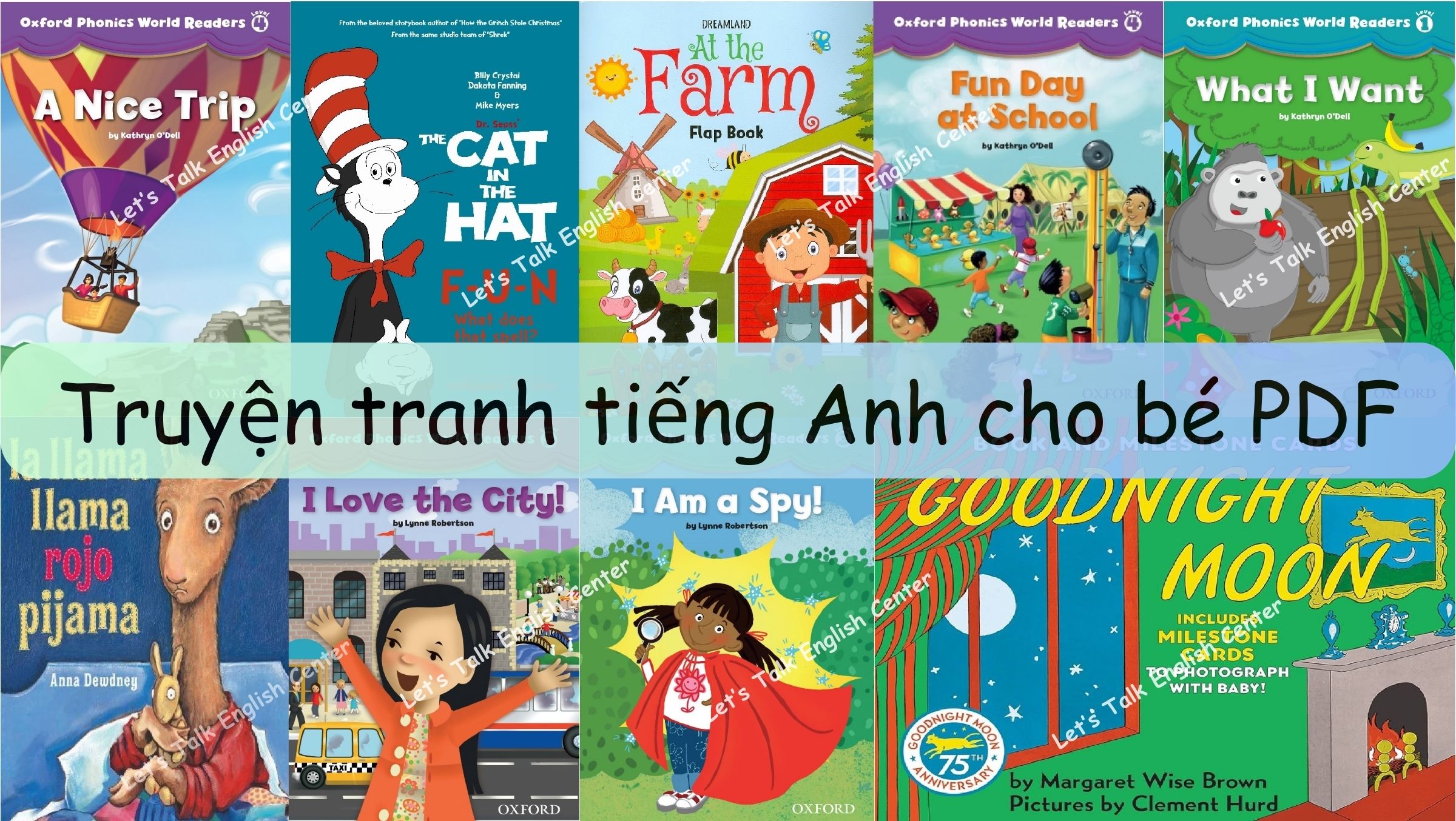 Download trọn bộ Truyện tranh tiếng Anh cho bé PDF miễn phí - Let's Talk English Center